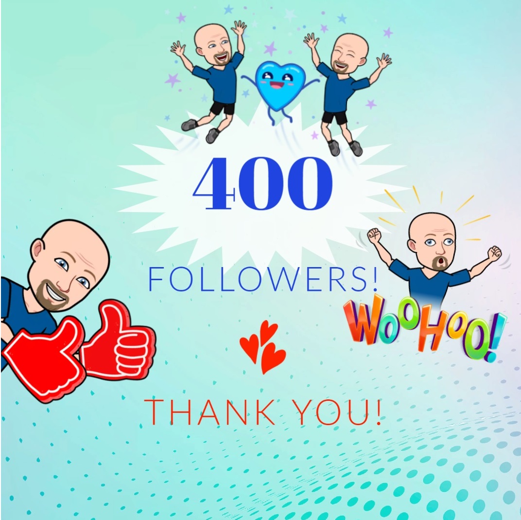 400 Followers! – Travis J. McRoy